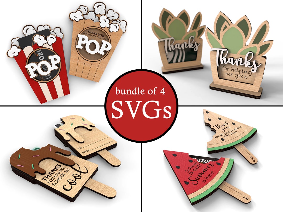 Summer Personalized Gift Card Holders for Teacher | Teacher ...