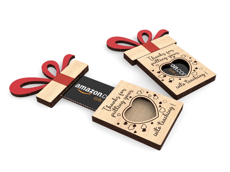 Personalized Teacher Valentine Gift Card Holder | Happy Valentines ...