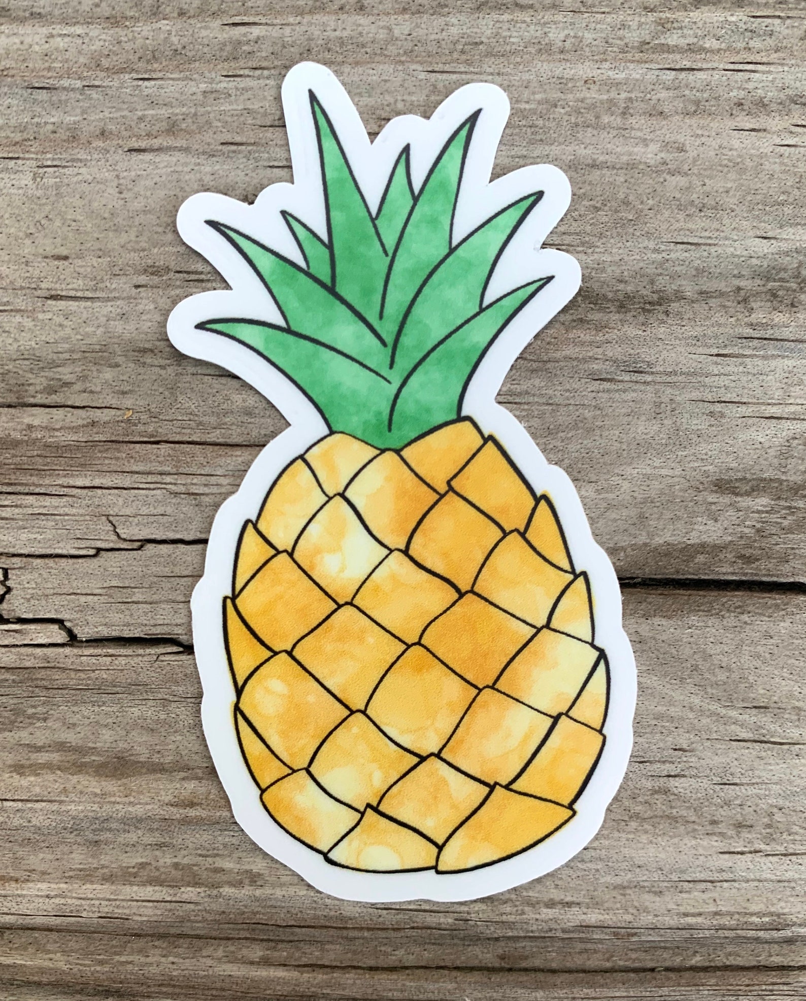 Pineapple Sticker - Etsy