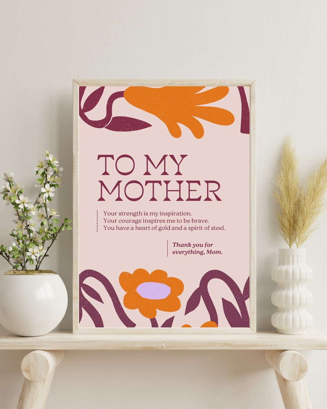 Mothers Day Digital Poster - Etsy