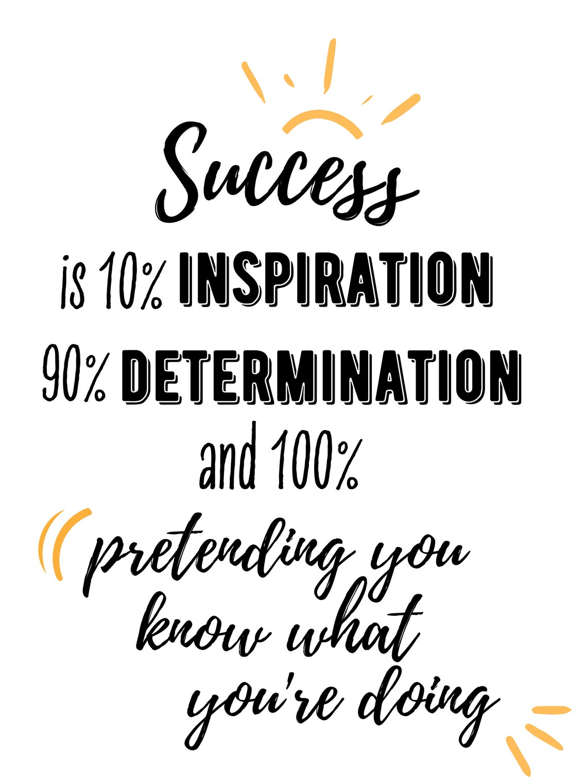 Success Is... Printable - PNG and SVG Files - Etsy