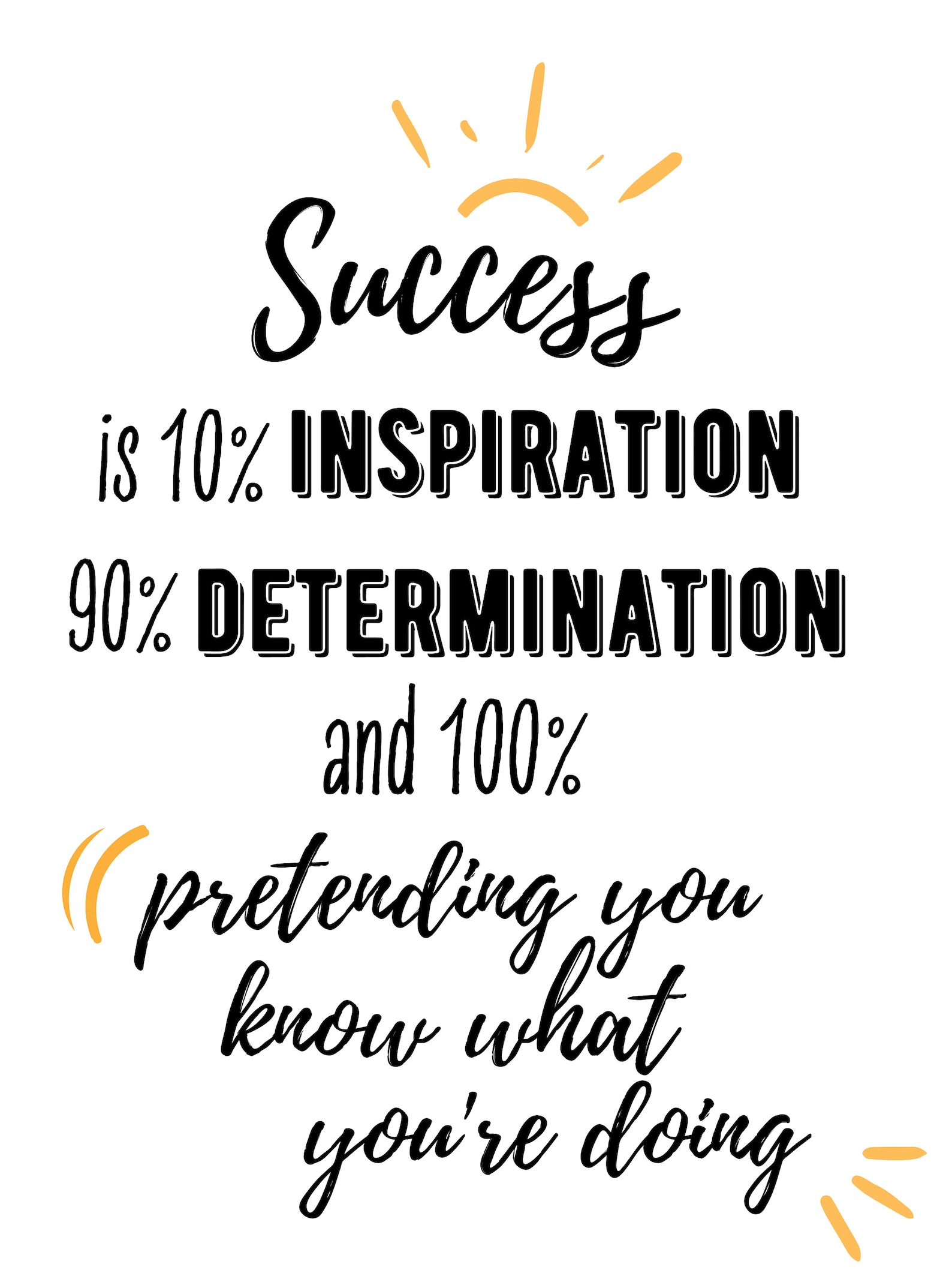Success Is... Printable - PNG and SVG Files - Etsy