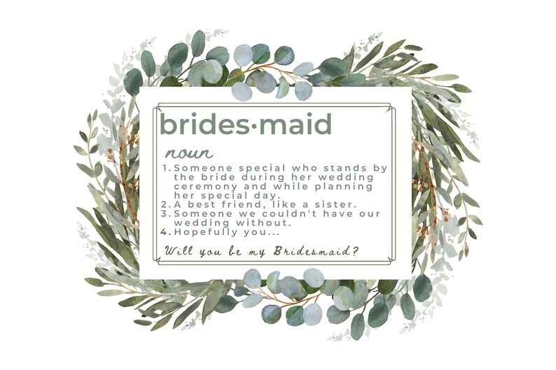 Will You Be My Bridesmaid Proposal Sticker - Etsy
