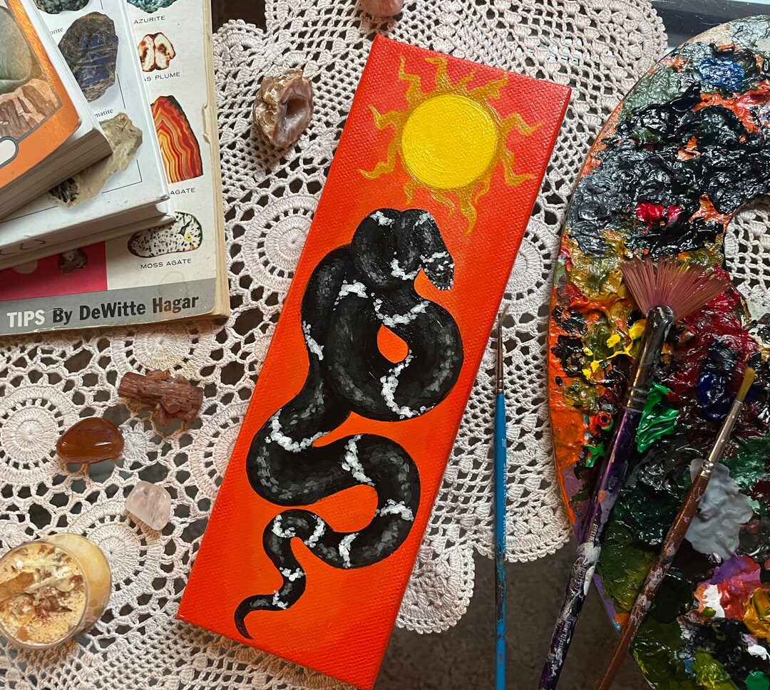 King Snake Original Painting - Etsy