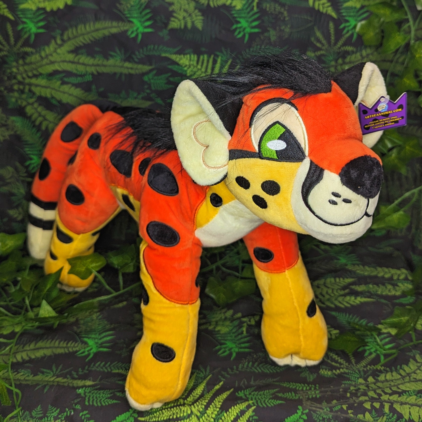Royal Chee the King Cheetah Shoulder Pal Plush Etsy UK