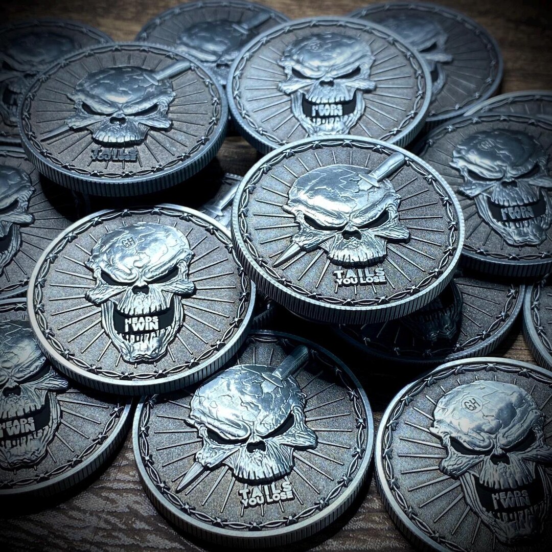 Heads or Tails Coin | Trickster Coin | Heads I Win Tails You Lose - Etsy