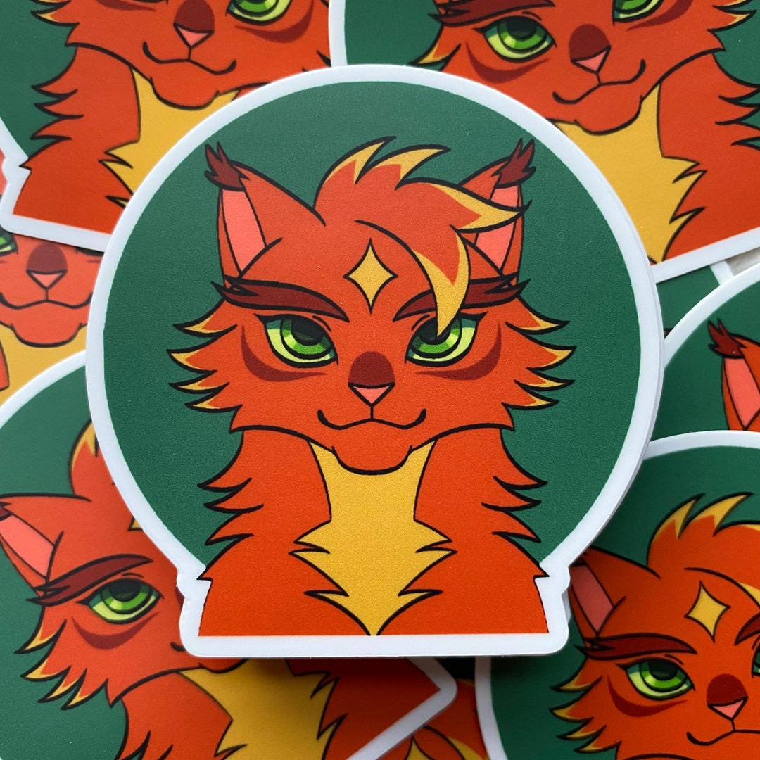Warriorcats Firestar Sticker - Etsy