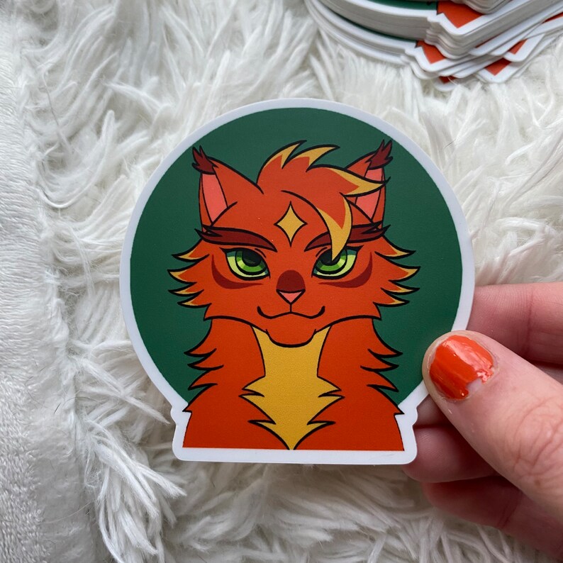 Warriorcats Firestar Sticker - Etsy