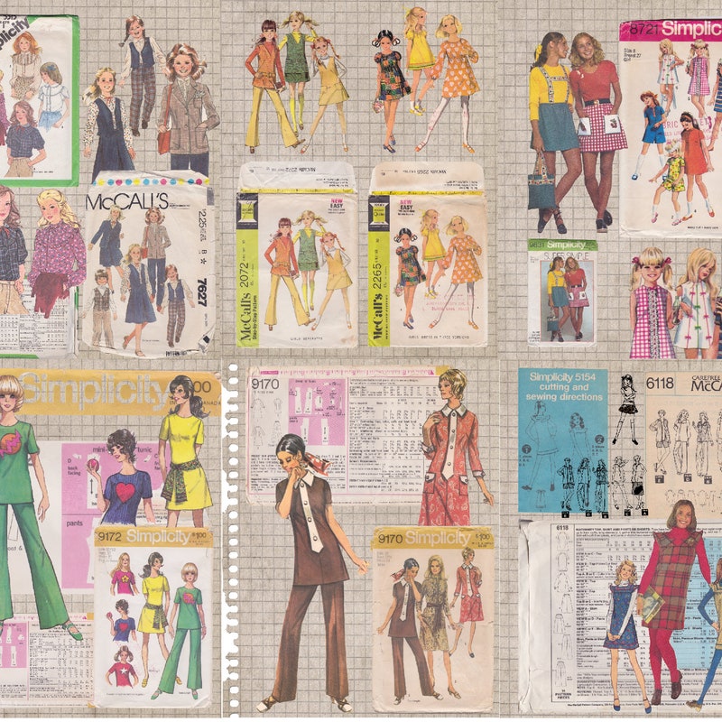 Vintage Sewing Patterns - Etsy