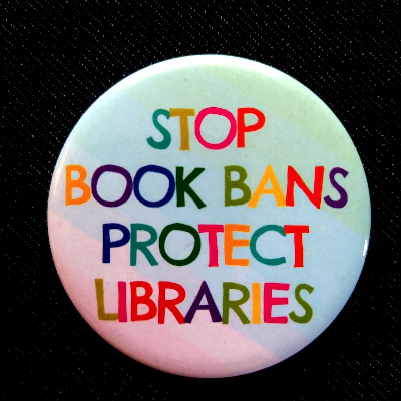 Library Buttons - Etsy