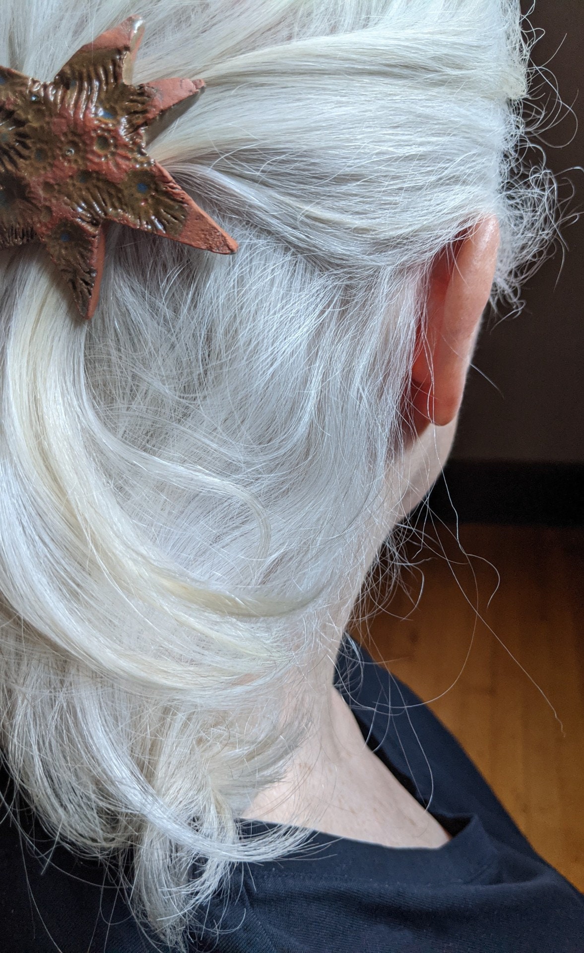 Fossil Hair Clips Handmade Ceramic Barrette Set Terra Cotta - Etsy