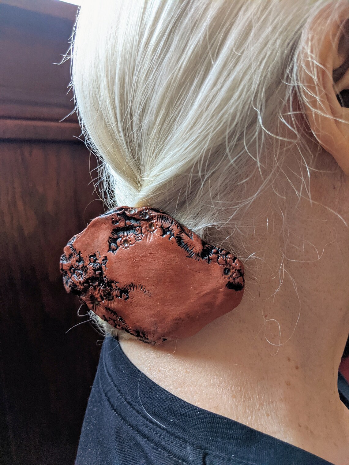 Fossil Hair Clips Handmade Ceramic Barrette Set Terra Cotta - Etsy