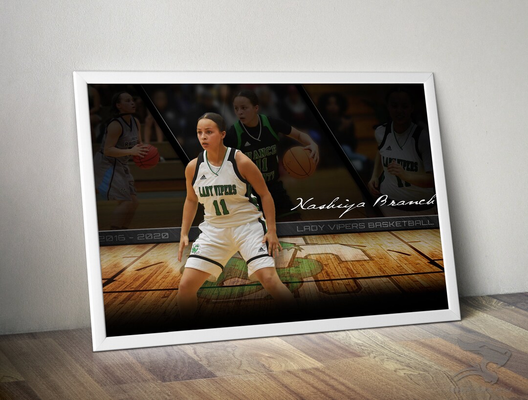 Custom Basketball Sports Poster Collage for ANY SPORT Team or Athlete ...