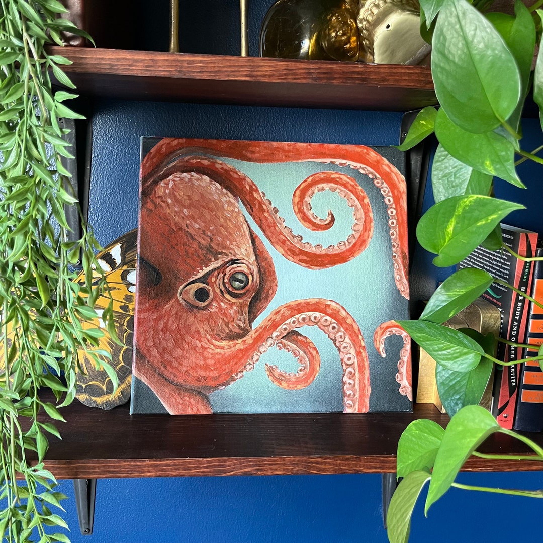 Original Octopus Painting - Etsy
