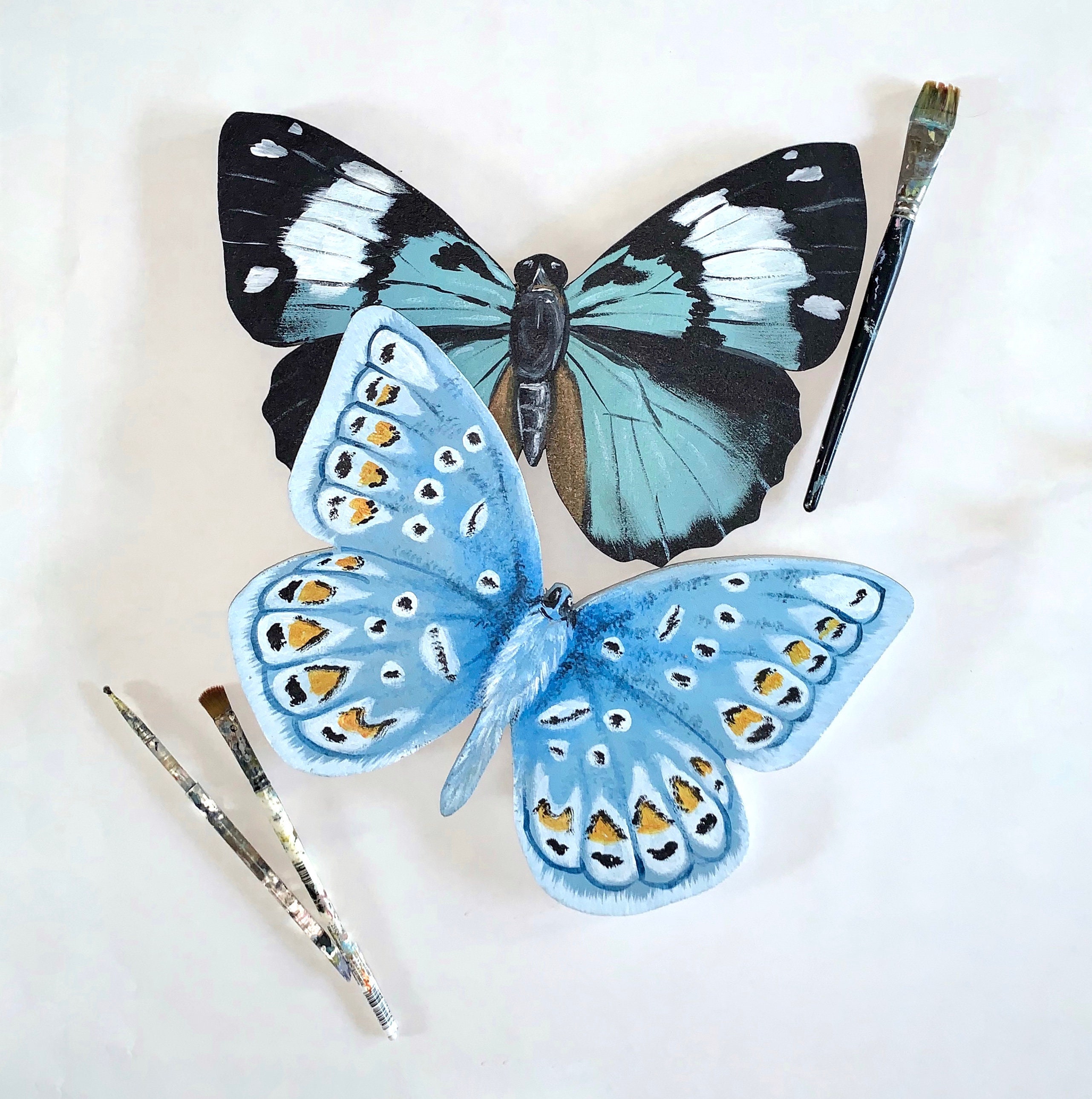 Custom Hand-painted Butterfly Wall Decor Boho and Cottage - Etsy