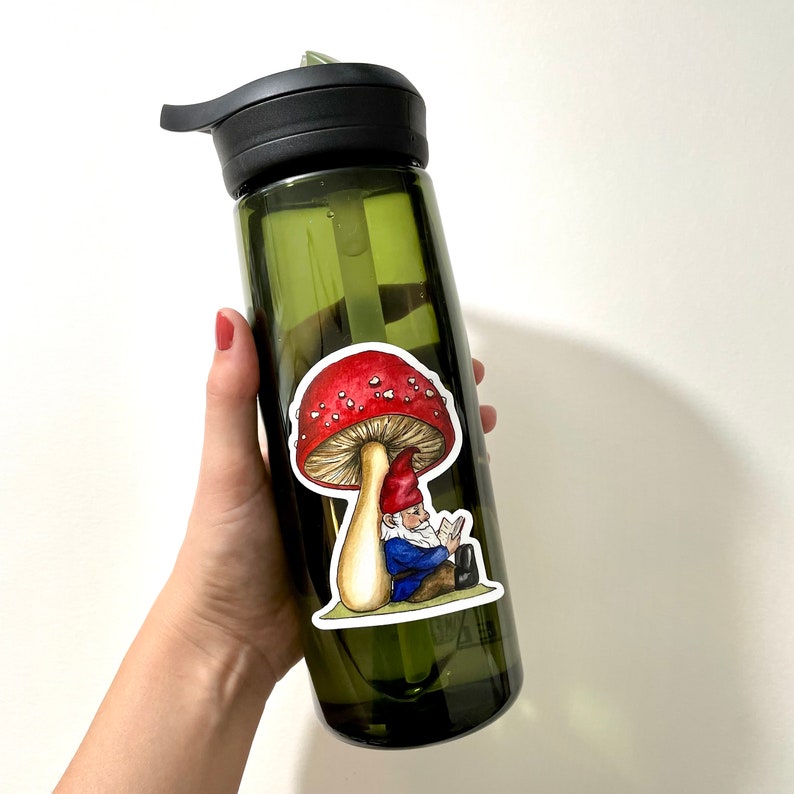 Gnome Sticker - Etsy