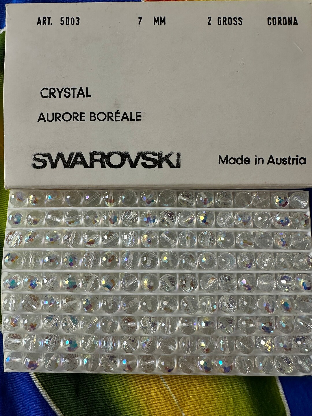 Only Box Factory Pack Swarovski Crystal Clear AB 7mm Disco - Etsy