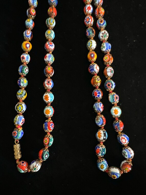 Vintage venetian Murano Italian Millefiori beads orig… - Gem