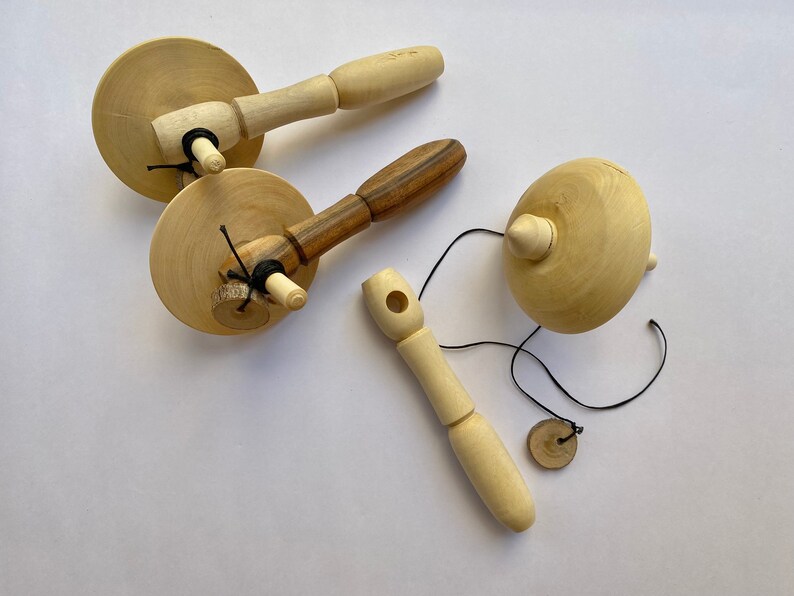 Wooden Spinning Top With String – Traditional Handmade Toy ...