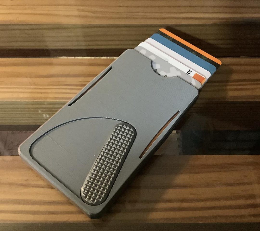 Minimalist Style 3D Printed Wallet With Money Clip - Etsy