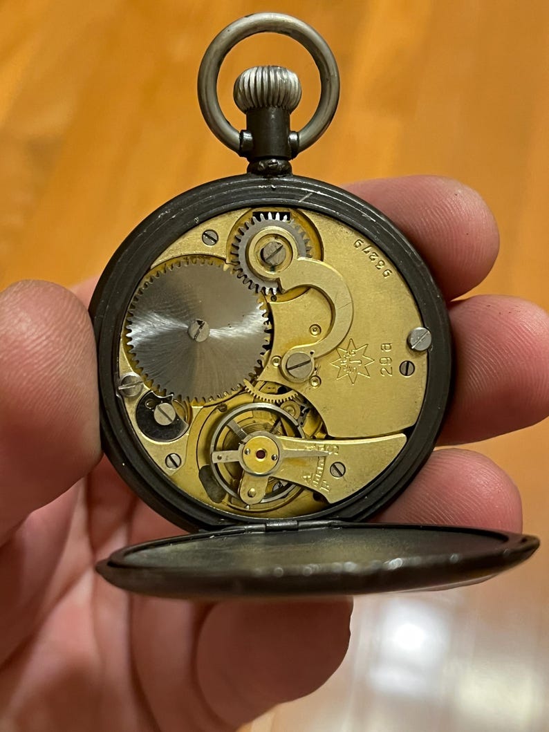 Very Rare Junghans 29a Military WWII Stopwatch, Runs, Sets, NICE ...