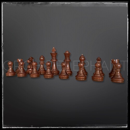 Solid Silver Chess Set - Etsy