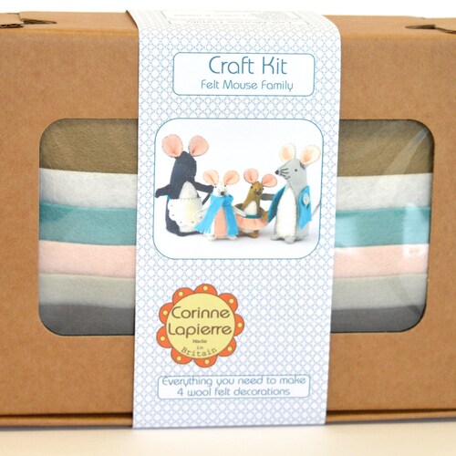 Mouse Family Craft Kit - Etsy UK