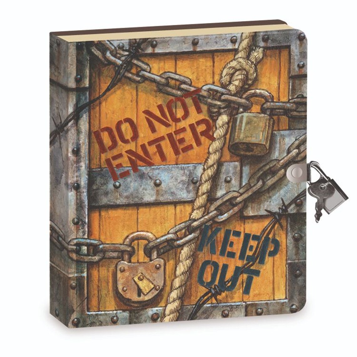 Top Secret Keep Out Lock & Key Diary - Etsy UK