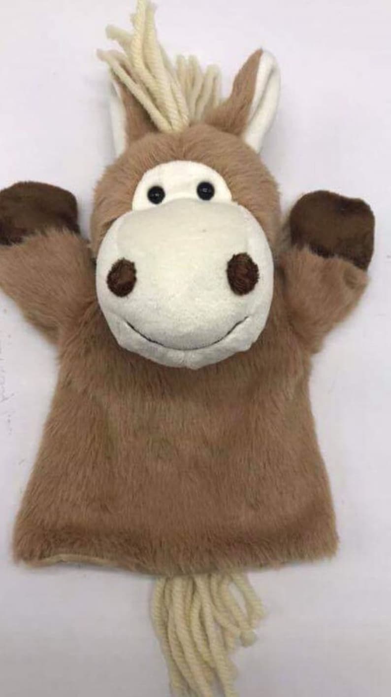 Soft Plush Hand Puppets - Etsy UK