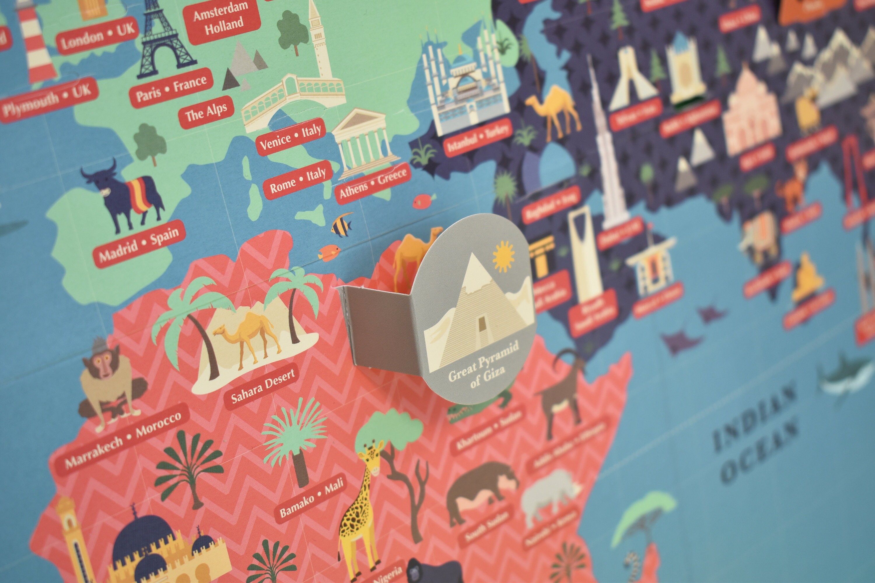 Create Your Own GIANT WORLD MAP | Etsy