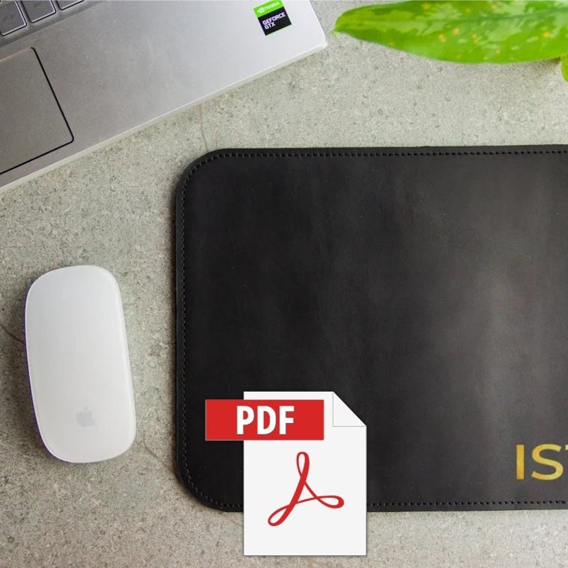 Leather Mouse Pad - Etsy
