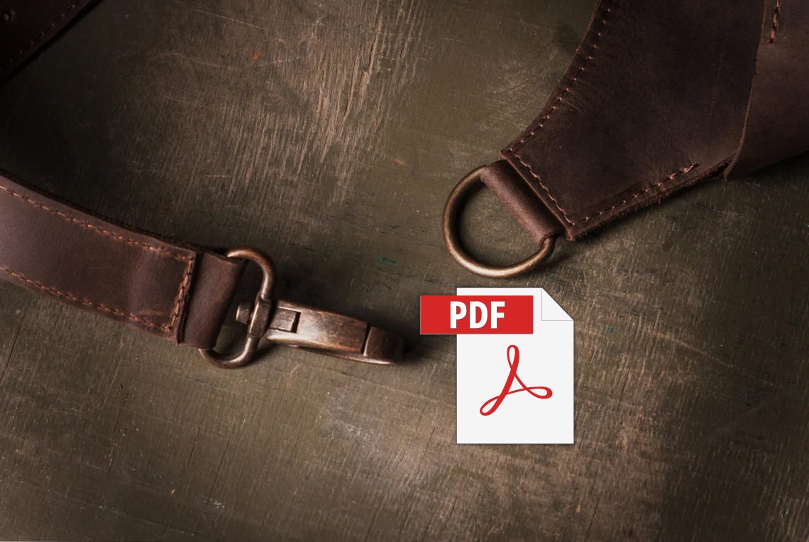 Belt Bag Pdf Patternbelt Bag Leather Craftbelt Bag Sewing - Etsy