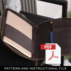 Leather Portfolio Pattern,a4 Portfolio Pdf,leather Padfolio Pattern ...