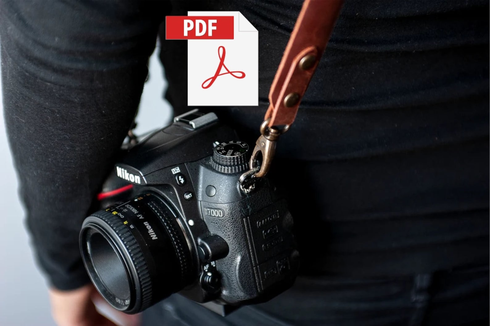 Camera Strap Patternleather Camera Strap Pdfdslr Camera | Etsy