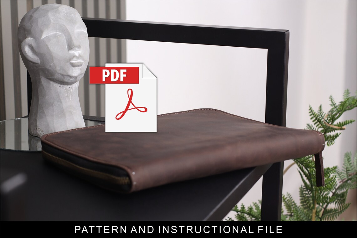 Leather Portfolio Patterna4 Portfolio Pdfleather Padfolio | Etsy