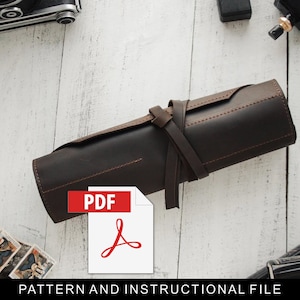 Leather Tool Roll Pattern,tool Roll Chisel Pdf,tool Roll Template ...
