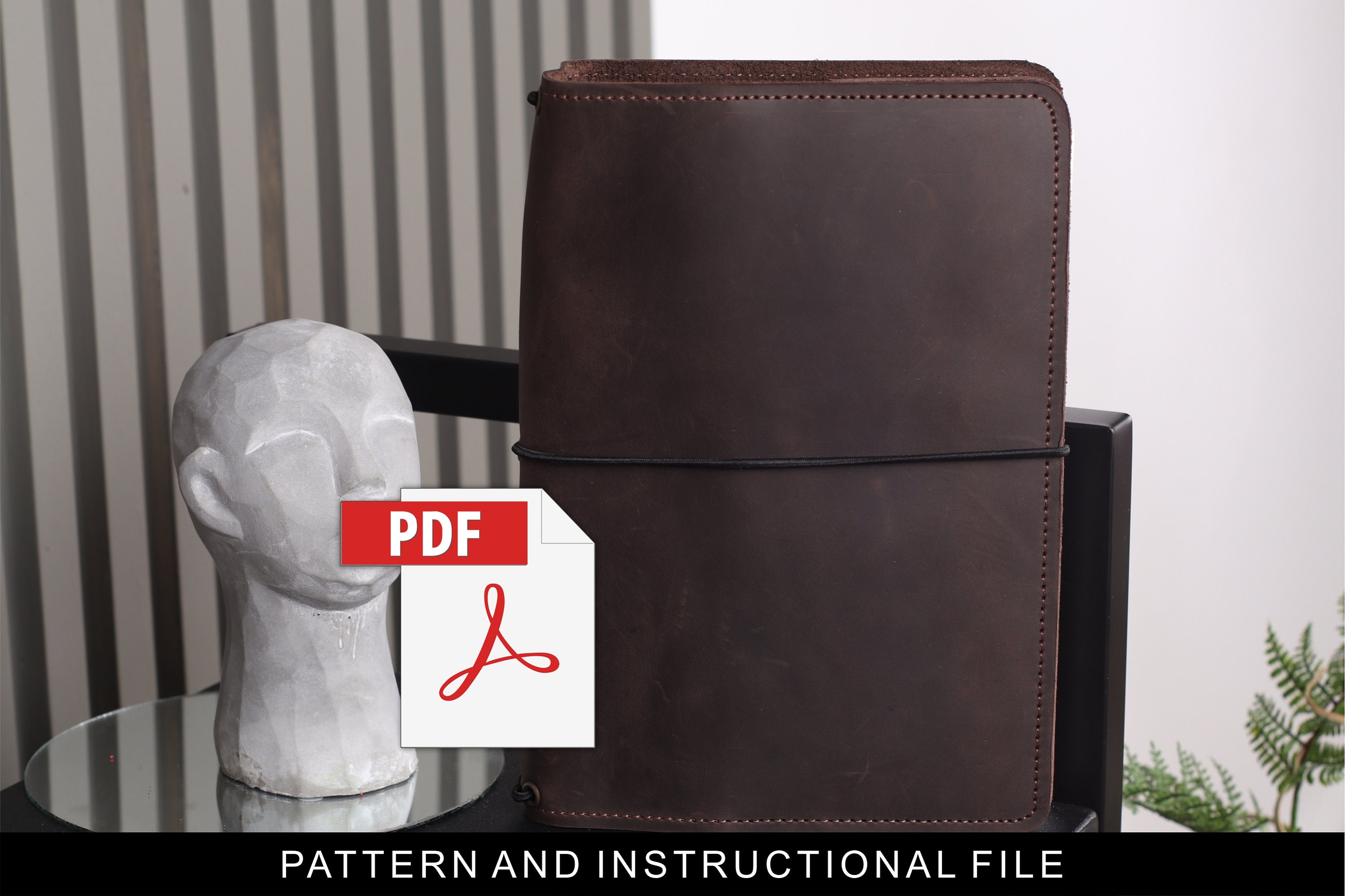 Leather Journal Pattern,leather Portfolio Pattern,leather Notebook ...