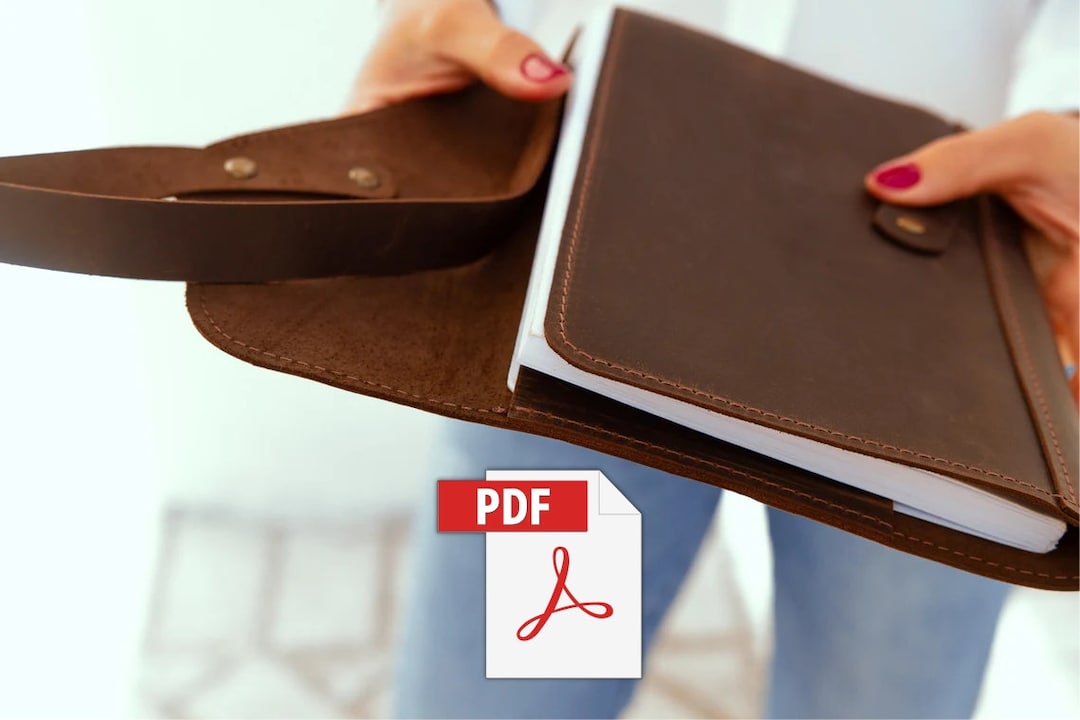 Leather Notebook Cover Pdf, Leather Notebook Cover Pattern, Leather ...
