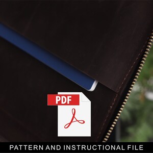 Leather Portfolio Pattern,a4 Portfolio Pdf,leather Padfolio Pattern,notepad Holder Pdf,business ...