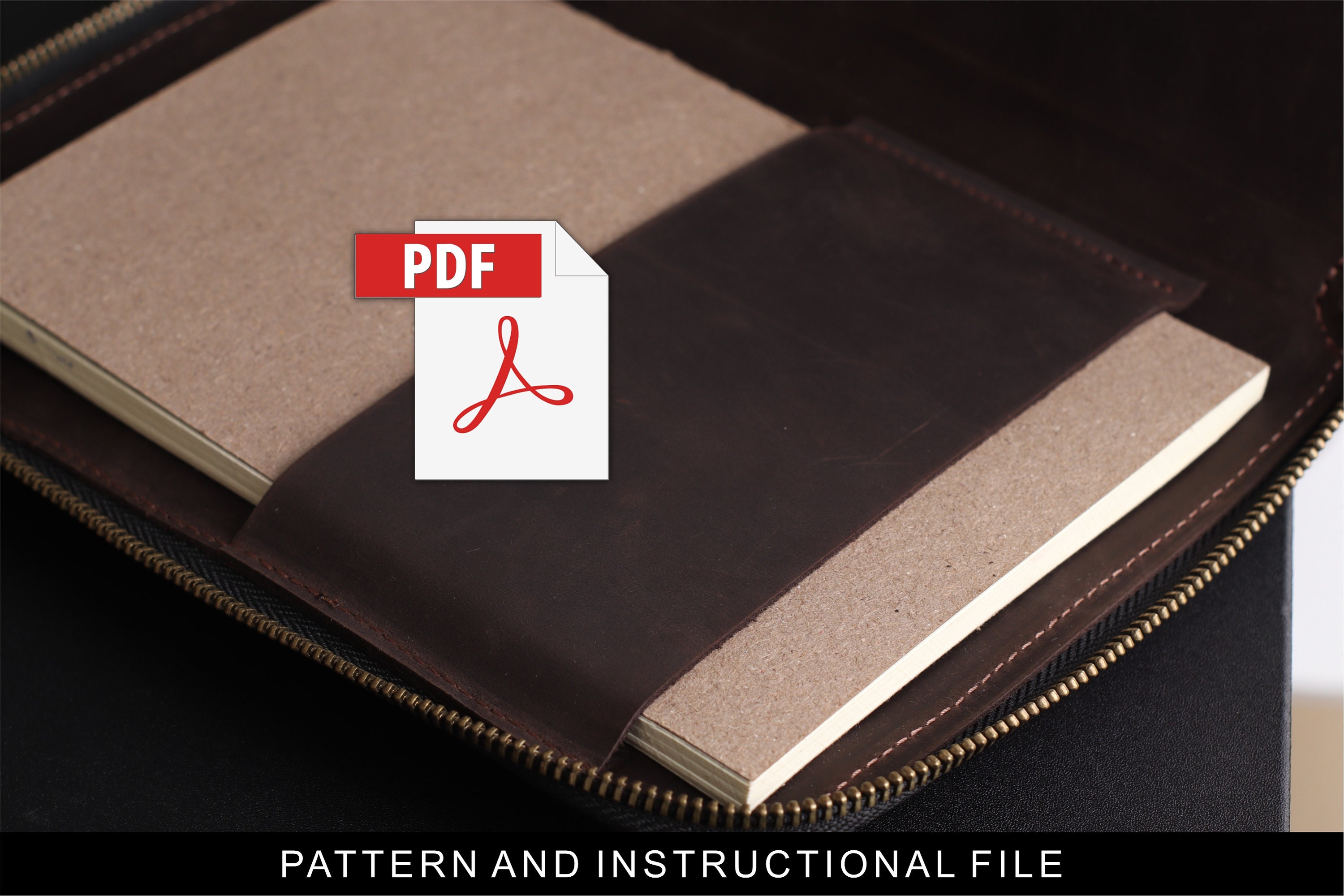 Leather Portfolio Patterna4 Portfolio Pdfleather Padfolio | Etsy