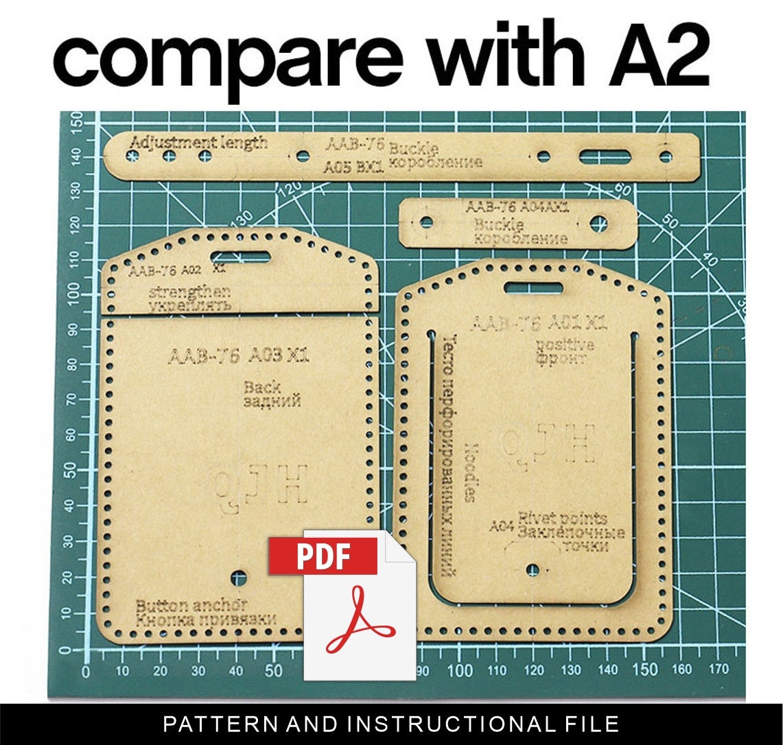 Luggage Tag Patternleather Luggage Tag Patternluggage Tag - Etsy