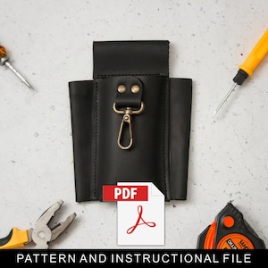 Tool Pouch Pattern,tool Belt Pattern,leather Tool Pouch Pdf,leather ...