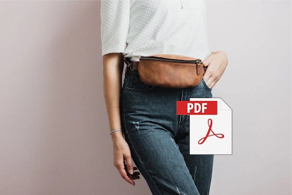 Leather Belt Bag Patternhip Bag Pattern Pdfwaist Bag - Etsy