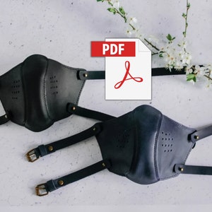 Leather Face Mask Pattern,leather Mask Pattern,leather Mask Pdf,mask ...