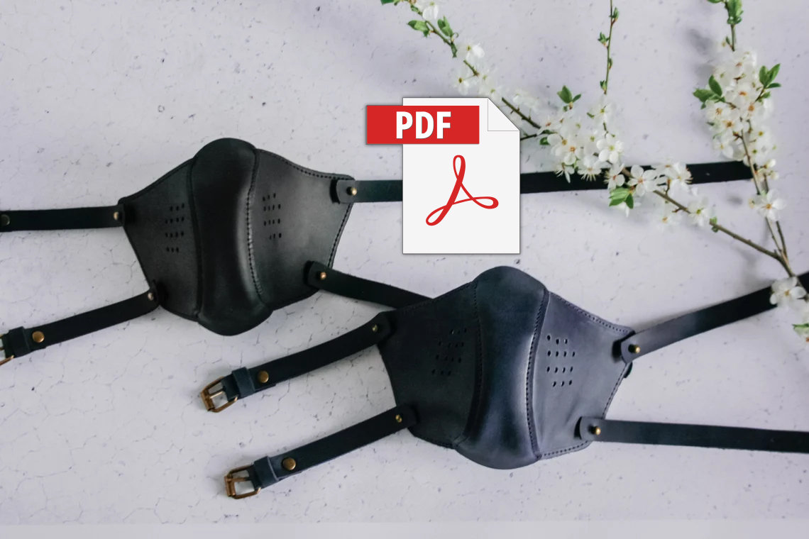Leather Face Mask Patternleather Mask Patternleather Mask - Etsy