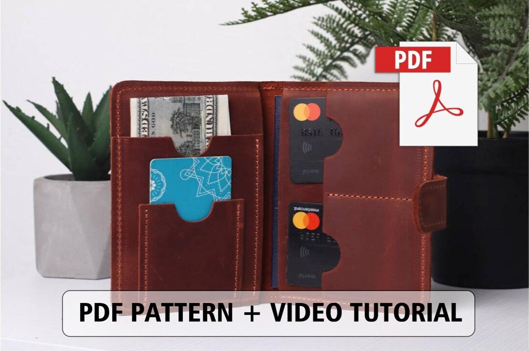 Passport Case Pattern, Passport Holder Pattern, Leather Card Holder ...