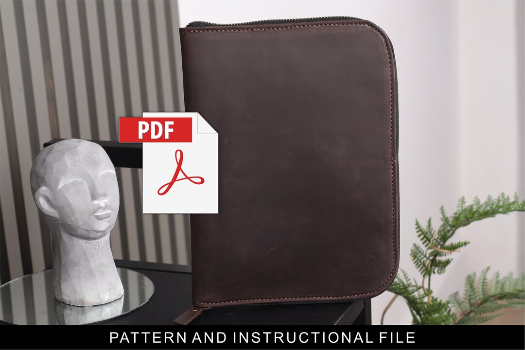 Leather Portfolio Pattern,a4 Portfolio Pdf,leather Padfolio Pattern ...