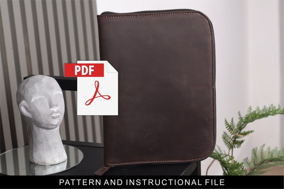 Leather Portfolio Patterna4 Portfolio Pdfleather Padfolio | Etsy