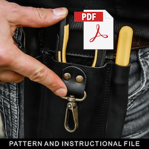 Tool Pouch Pattern,tool Belt Pattern,leather Tool Pouch Pdf,leather ...