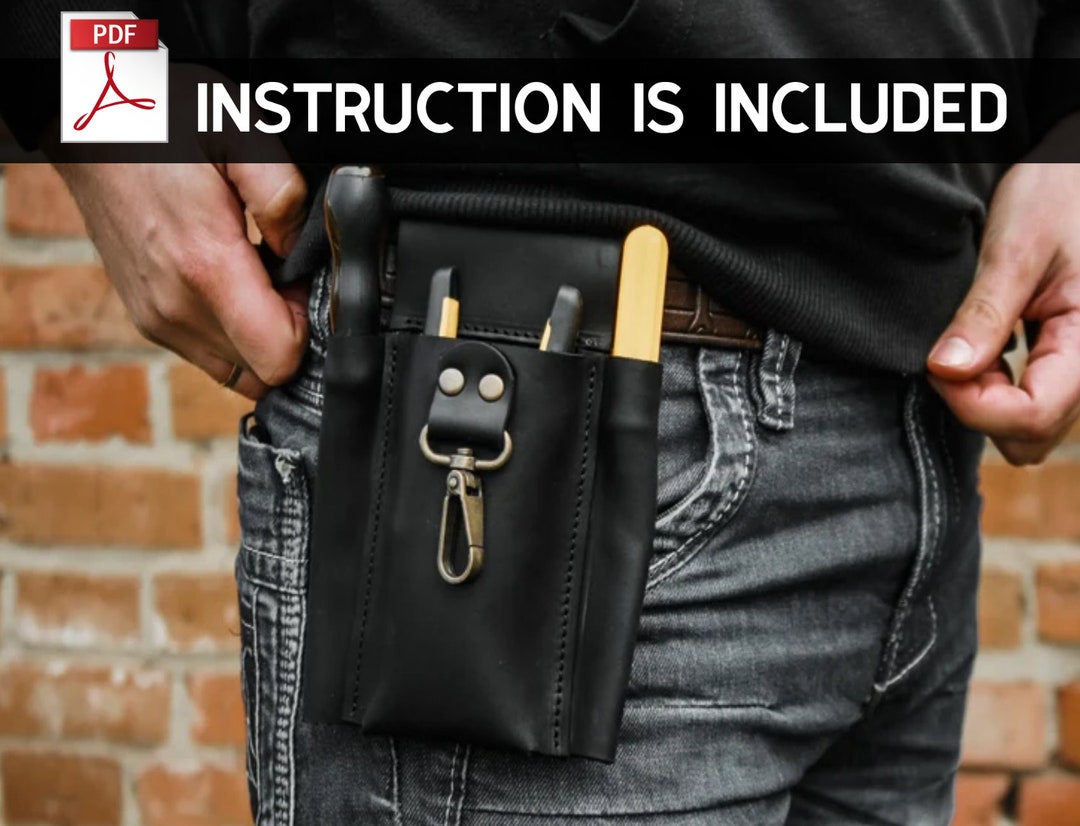 Tool Pouch Pdf, Leather Tool Pouch Pdf, Leather Tool Pouch Pattern ...